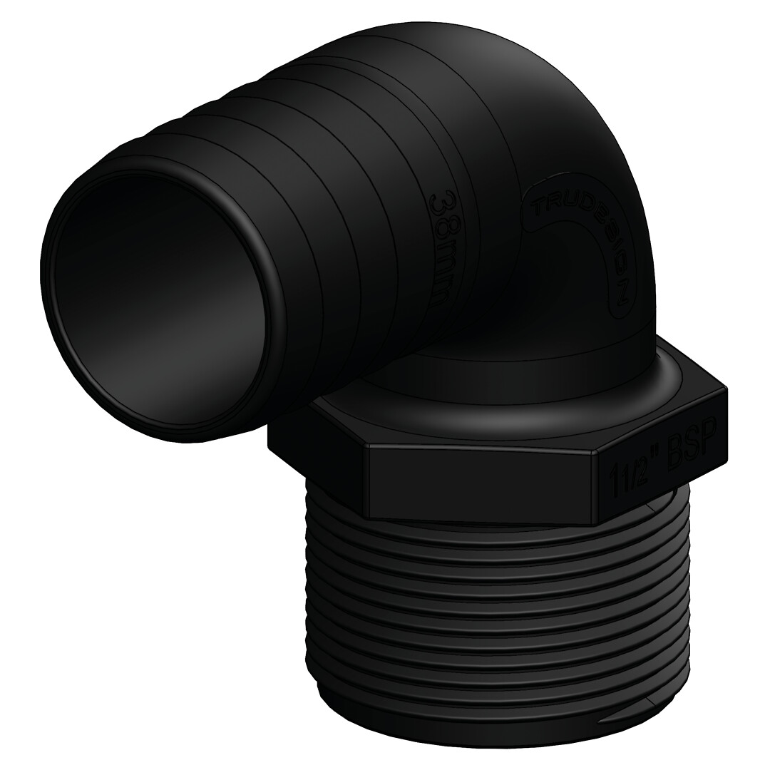 LETKULIITIN 1 1/2" 90 ASTETTA 38MM - Maritim
