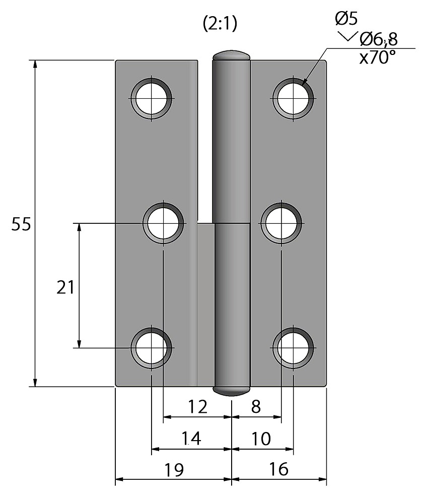 NOSTOSARANA RST 55x35mm, OIKEA - Maritim