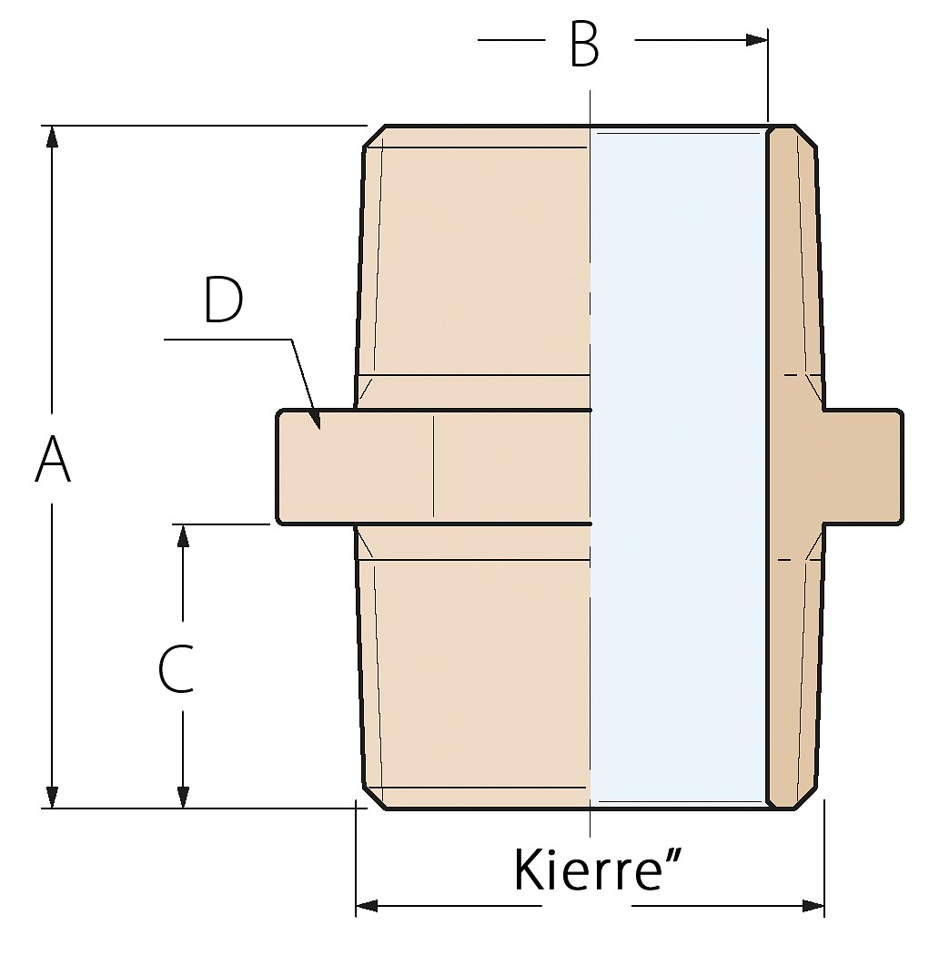 MESSINKINIPPA 3/8" KIERRE - Maritim